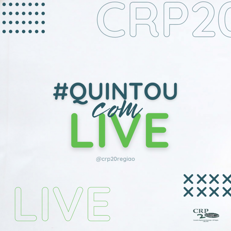 Vem aí o Quintou com Live do CRP20 | CRP 20